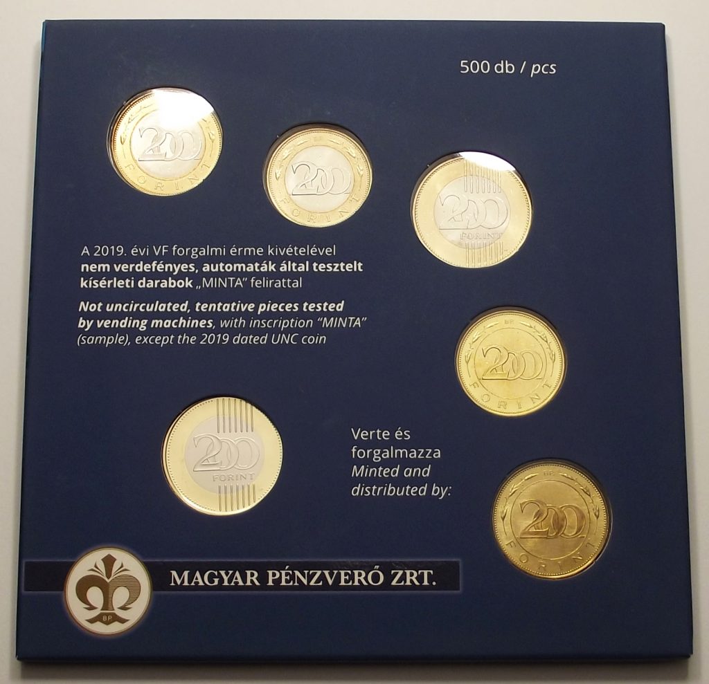 200 Forint MINTA dísztokos forgalmi sor 2019 | Zomi Numizmatika