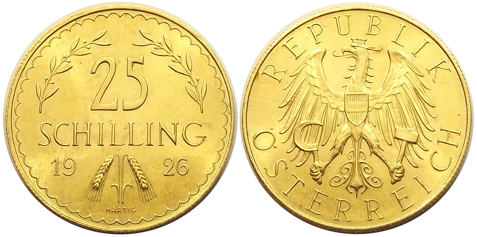 25 schilling 1926 Ausztria | Zomi Numizmatika