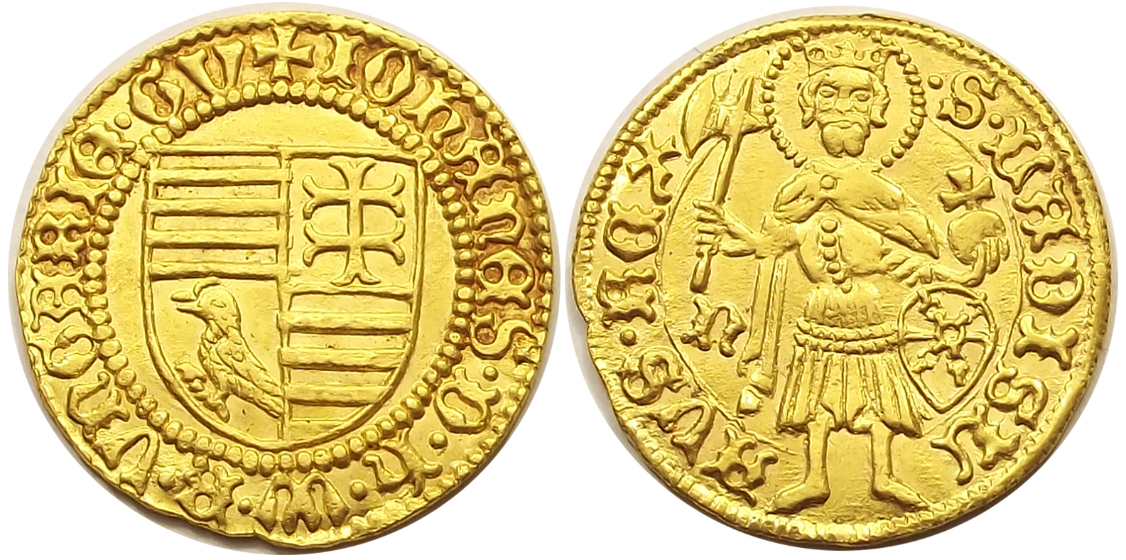 Hunyadi János (1446-1453) aranyforint AK 23/1B | Zomi Numizmatika